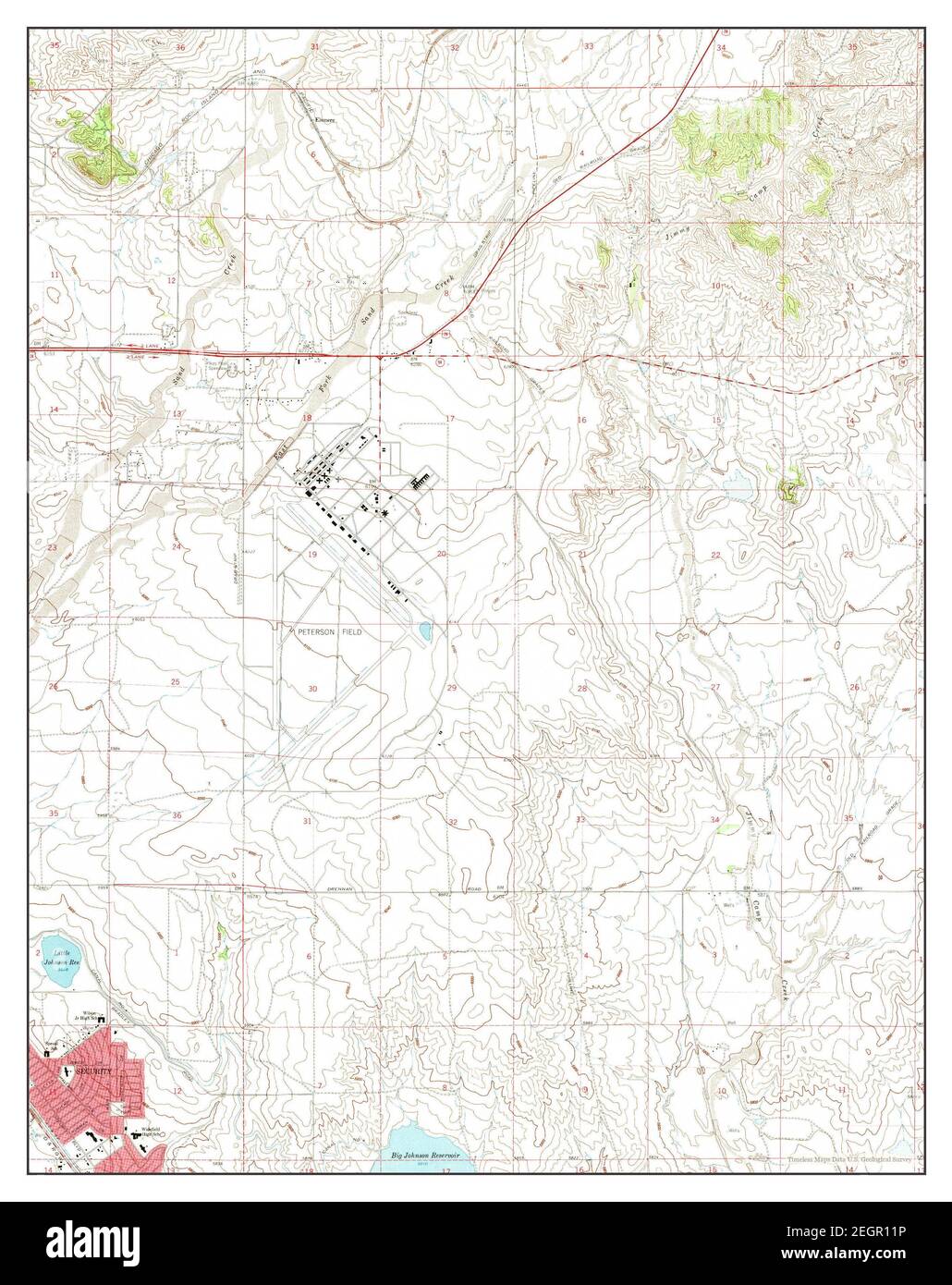 Elsmere, Colorado, map 1961, 1:24000, United States of America by ...