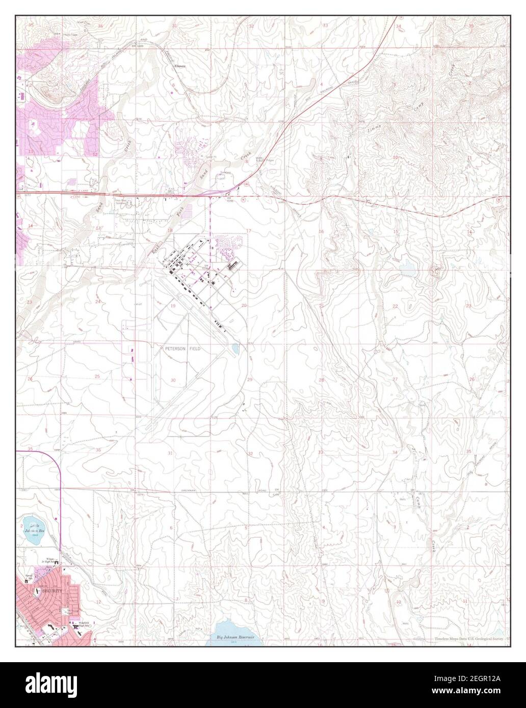 Elsmere map hi-res stock photography and images - Alamy