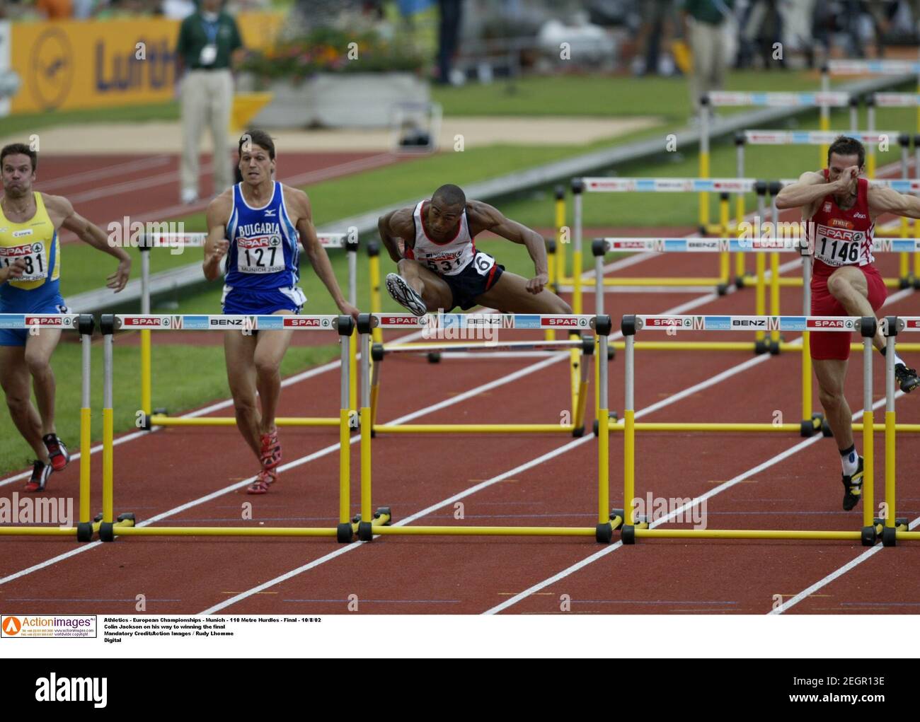Colin Jackson 110 Hurdles High Resolution Stock Photography and Images ...