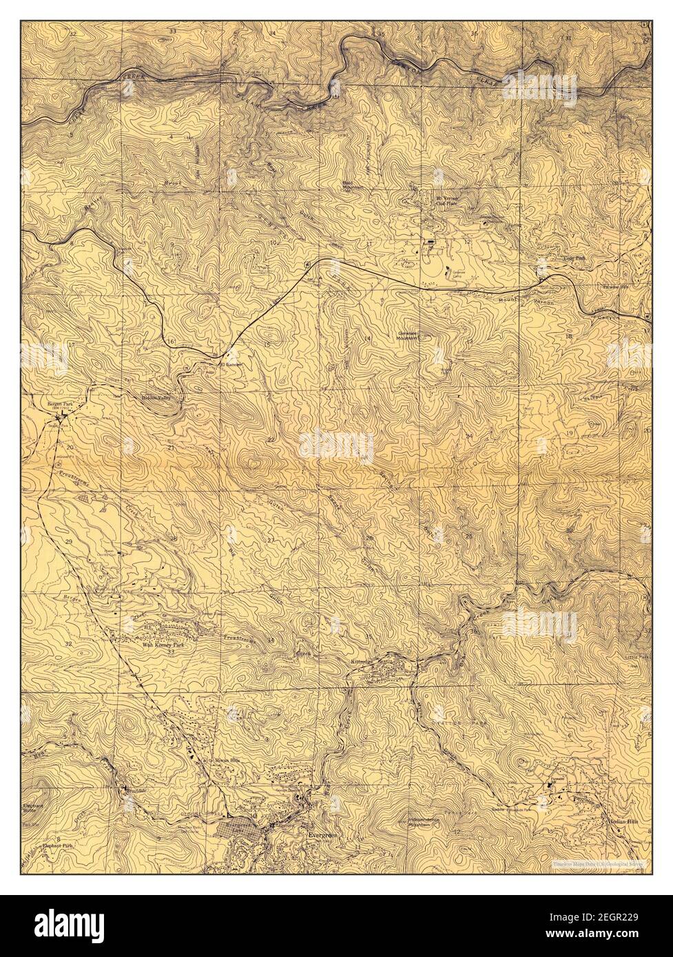 Evergreen, Colorado, map 1965, 1:24000, United States of America by ...