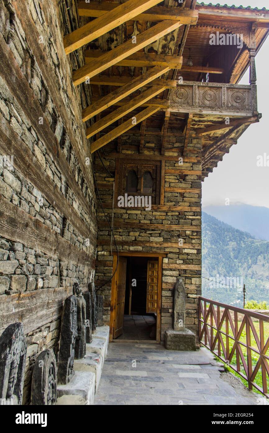 Various views of the Naggar Castle, Manali Stock Photo - Alamy