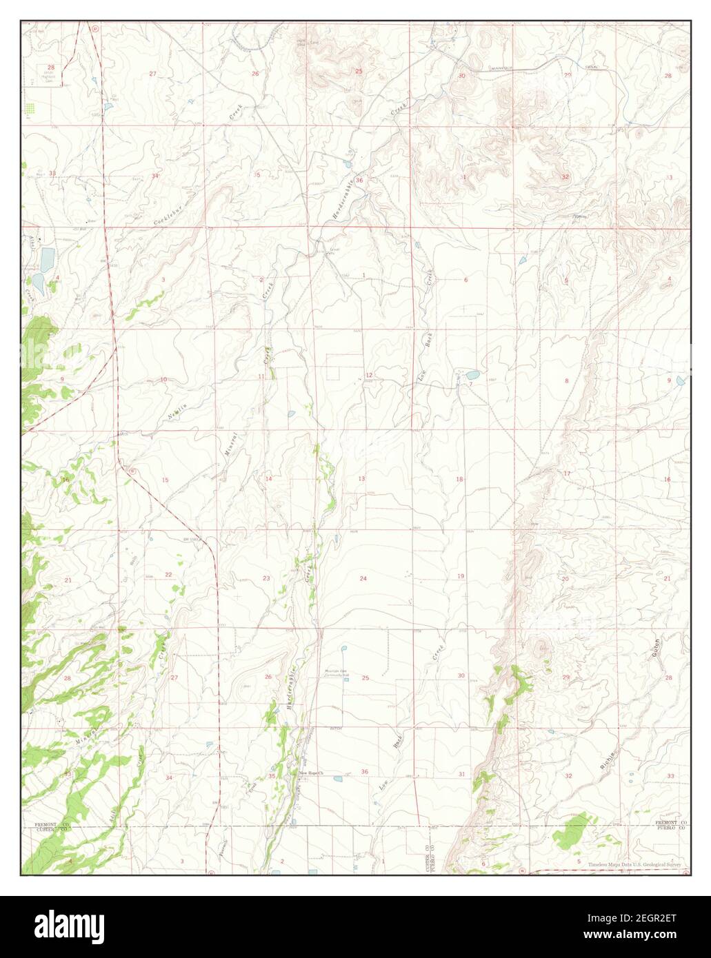 Florence SE, Colorado, map 1959, 1:24000, United States of America by ...