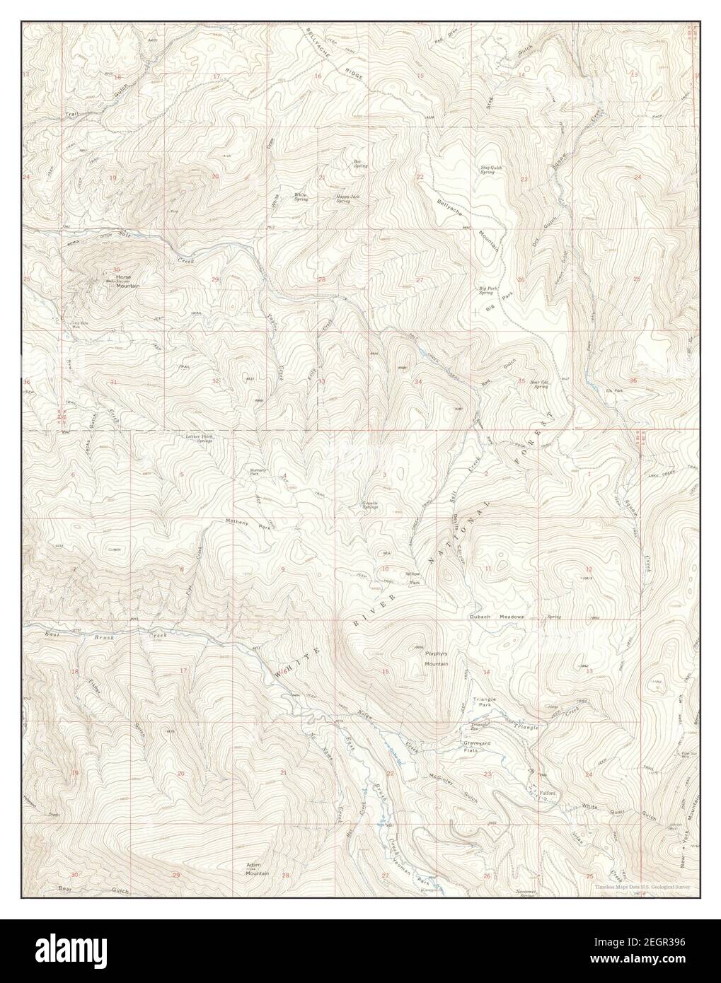 Fulford, Colorado, map 1962, 1:24000, United States of America by ...