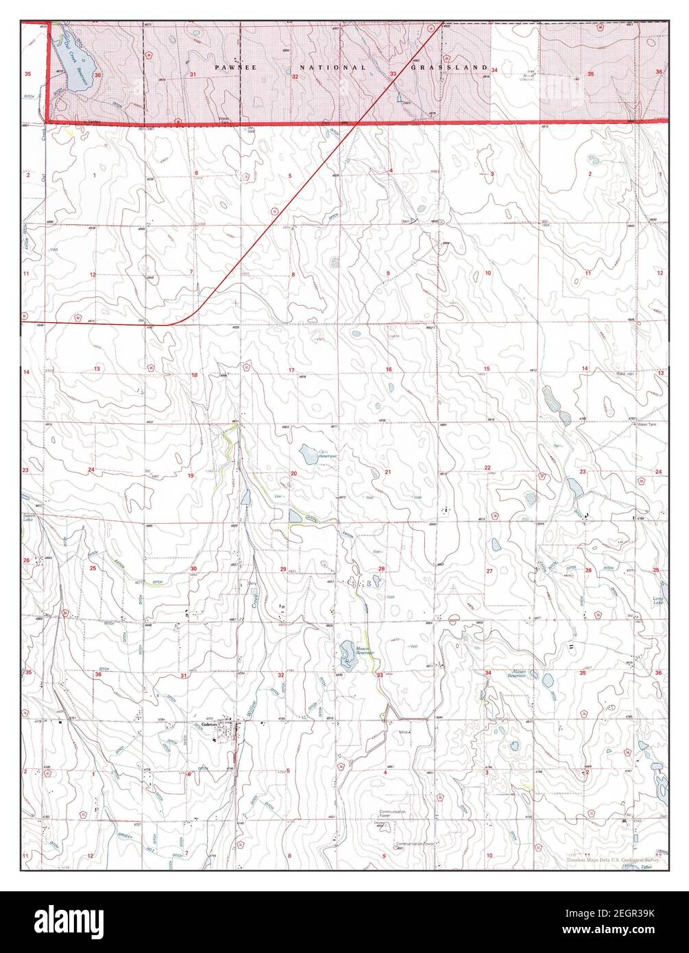 Galeton, Colorado, map 1997, 1:24000, United States of America by ...