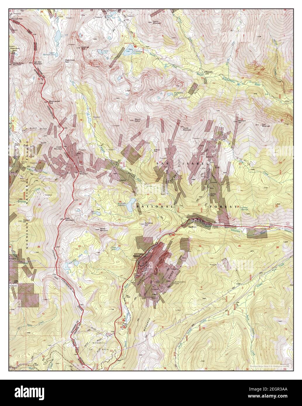 Garfield, Colorado, map 1994, 1:24000, United States of America by ...