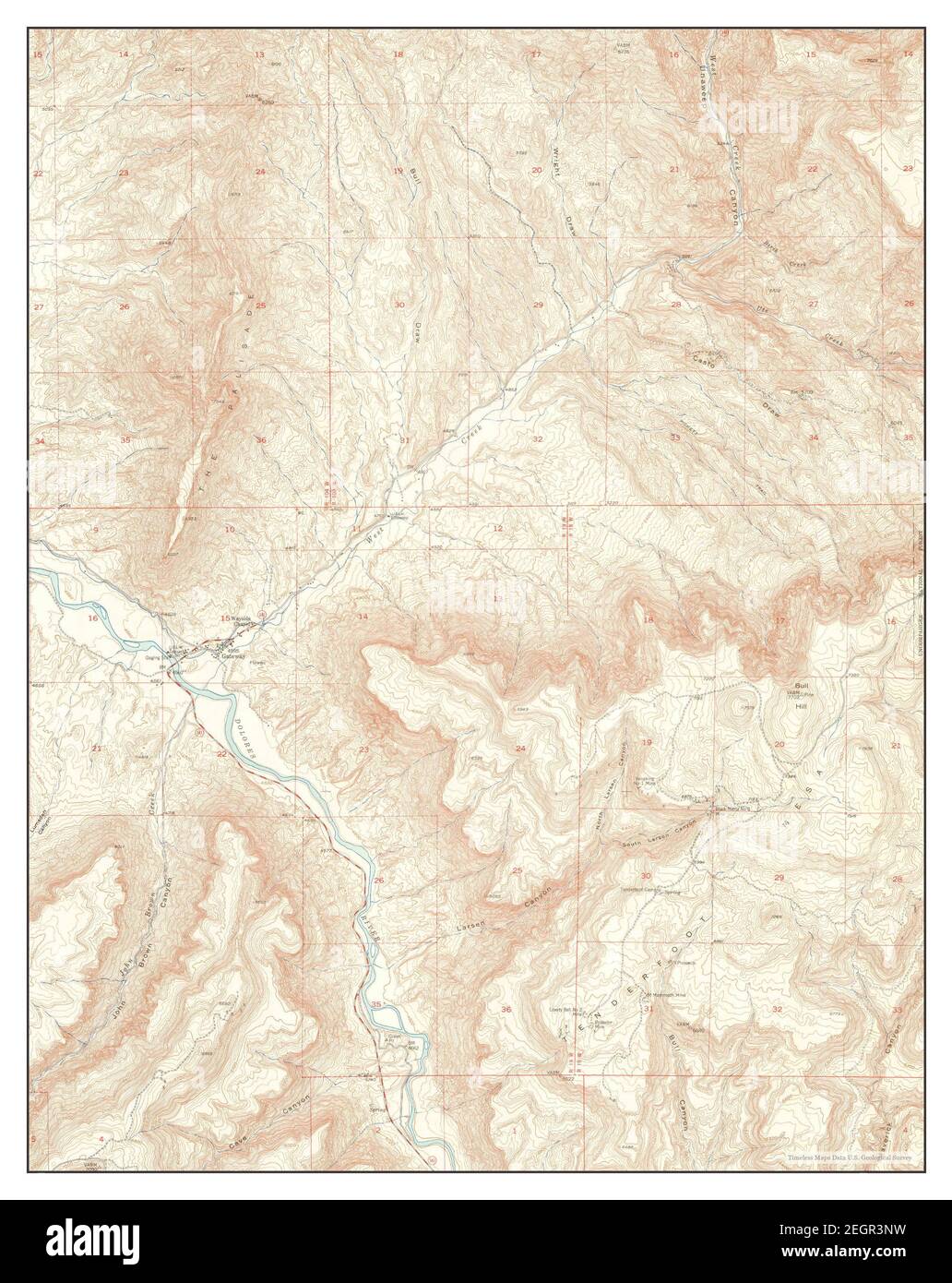 Gateway, Colorado, map 1960, 1:24000, United States of America by ...