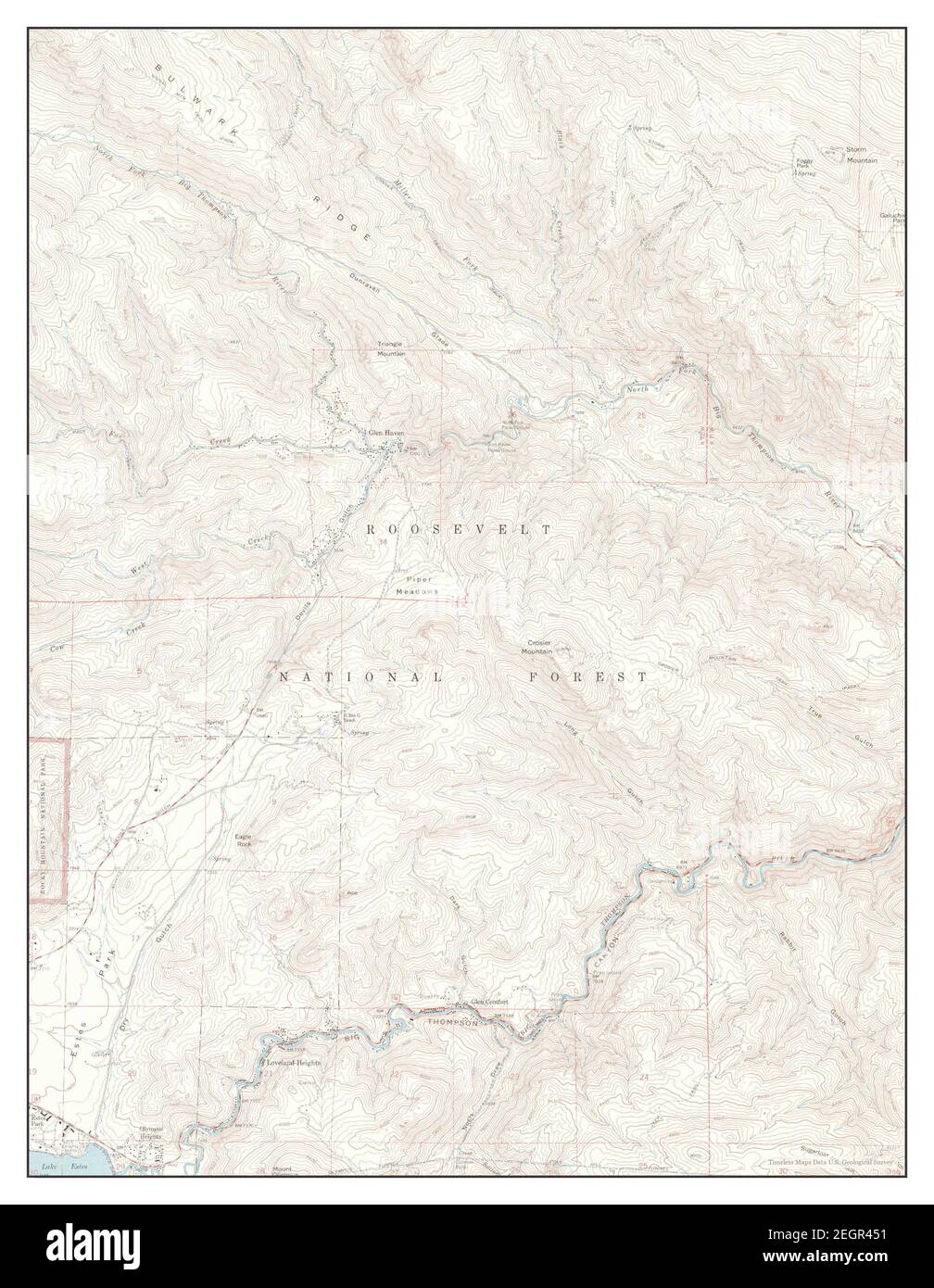 Glen haven map hi-res stock photography and images - Alamy