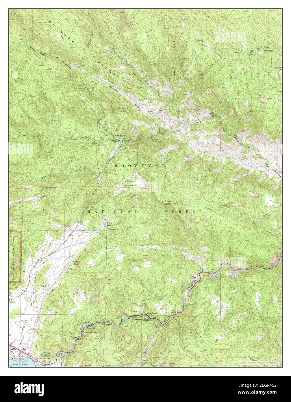 Map of glen haven hi-res stock photography and images - Alamy