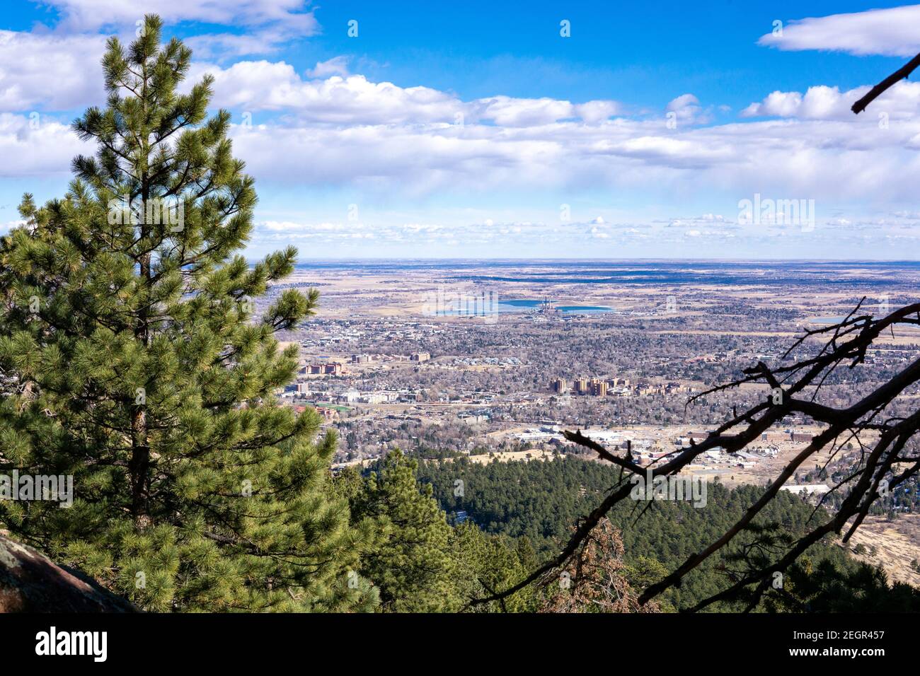 Boulder colorado aerial hi-res stock photography and images - Alamy