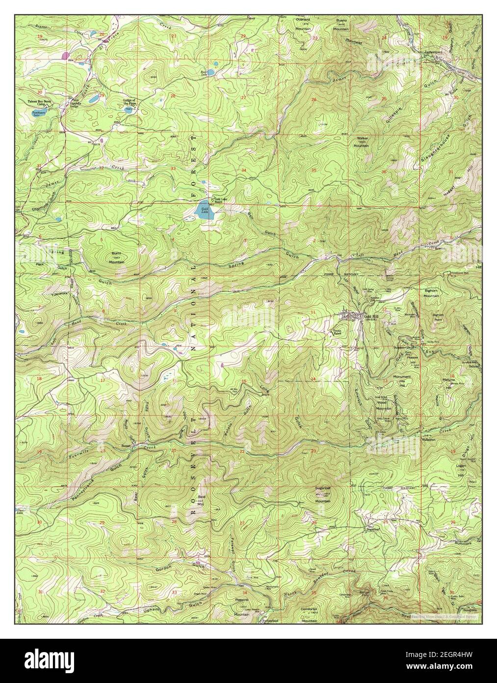 Gold Hill, Colorado, map 1957, 1:24000, United States of America by ...