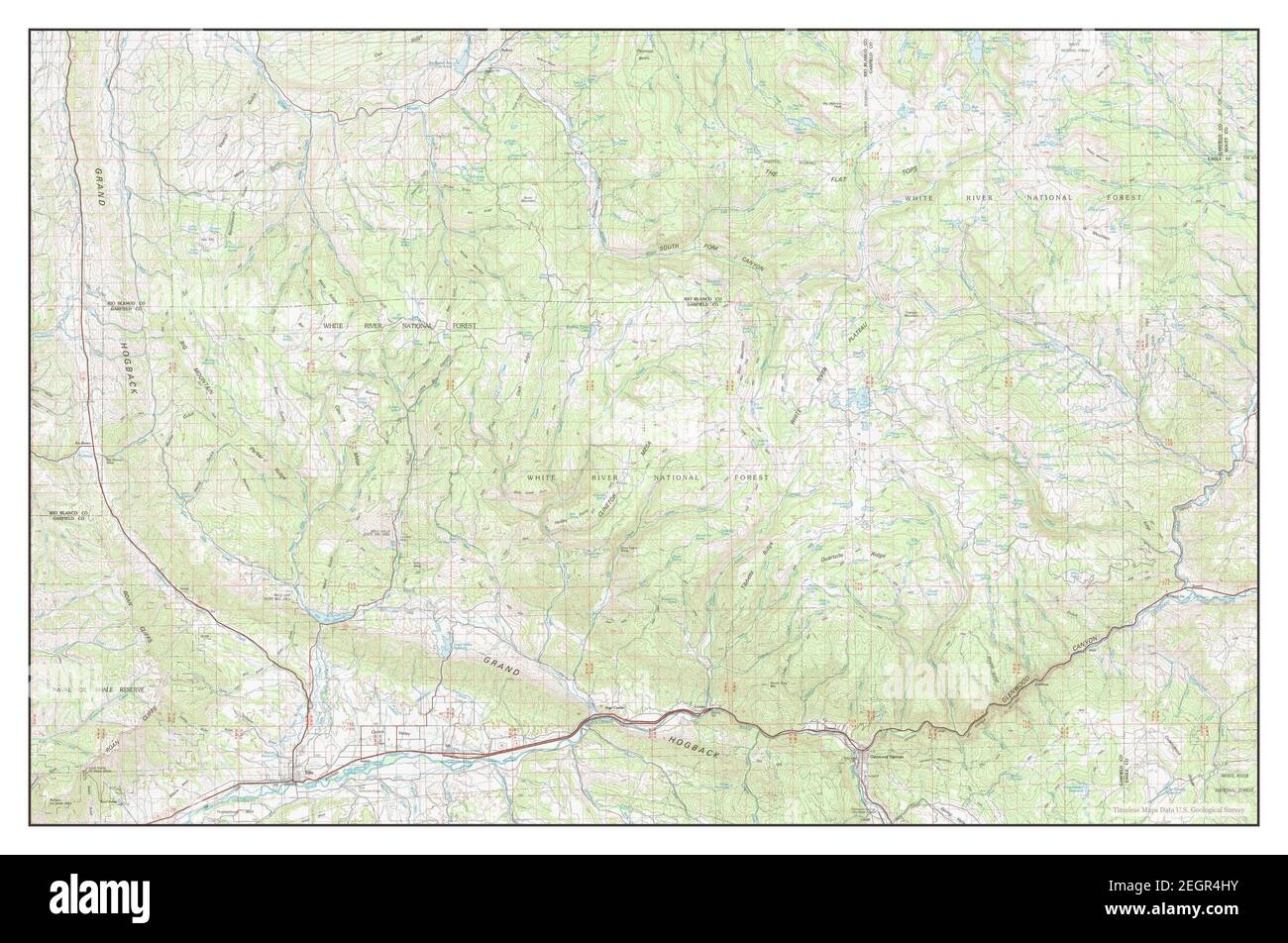 Glenwood springs map Cut Out Stock Images & Pictures - Alamy