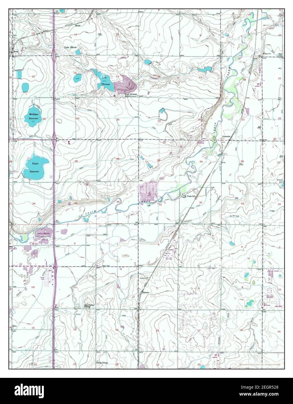 Gowanda, Colorado, map 1949, 1:24000, United States of America by ...