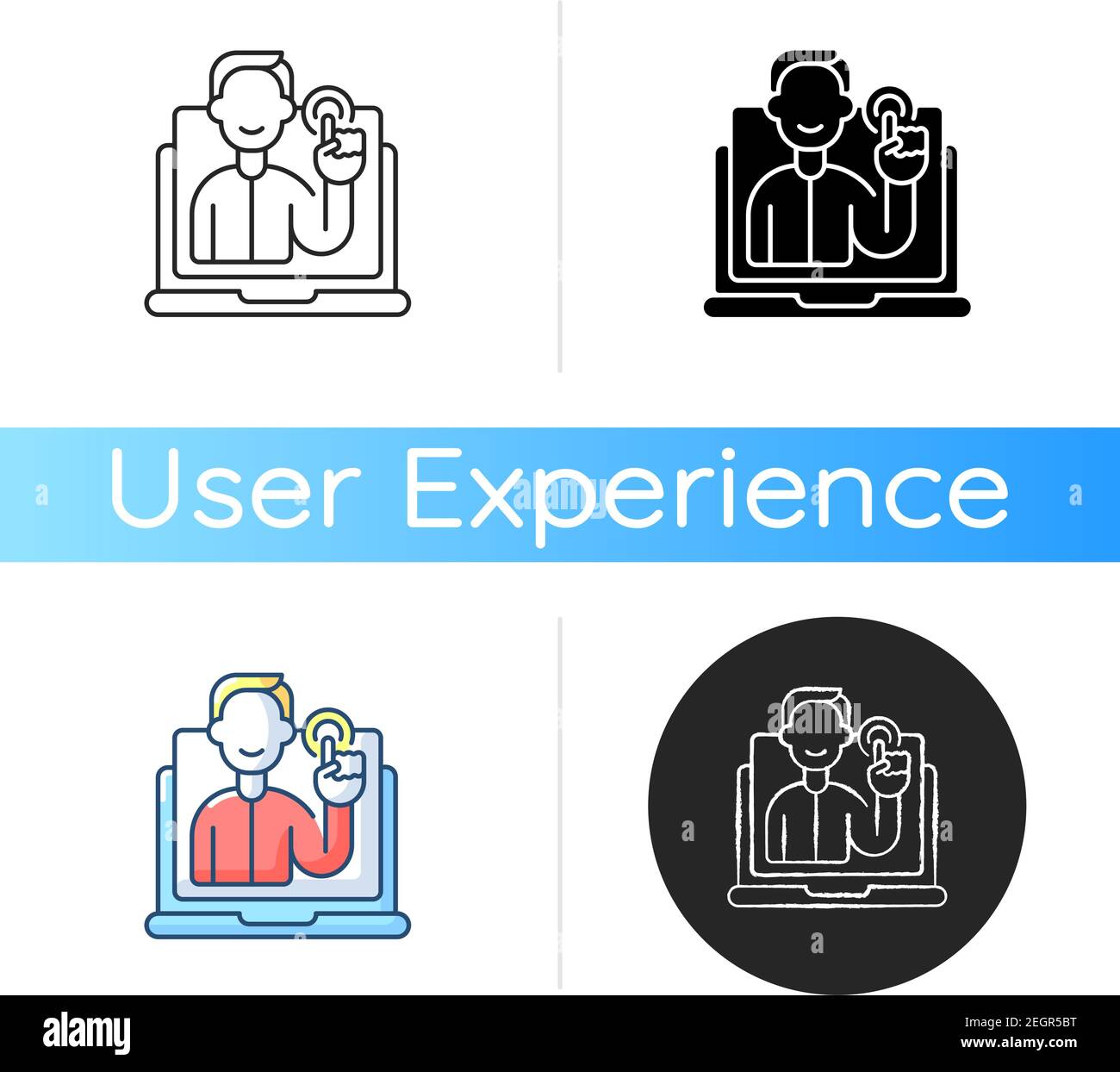 Interactive icon pack Stock Vector Images - Alamy