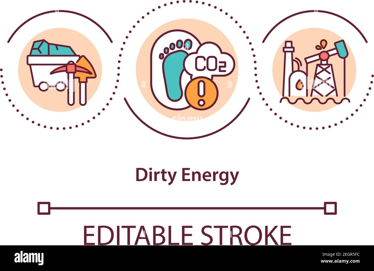 Dirty electric production Stock Vector Images - Alamy