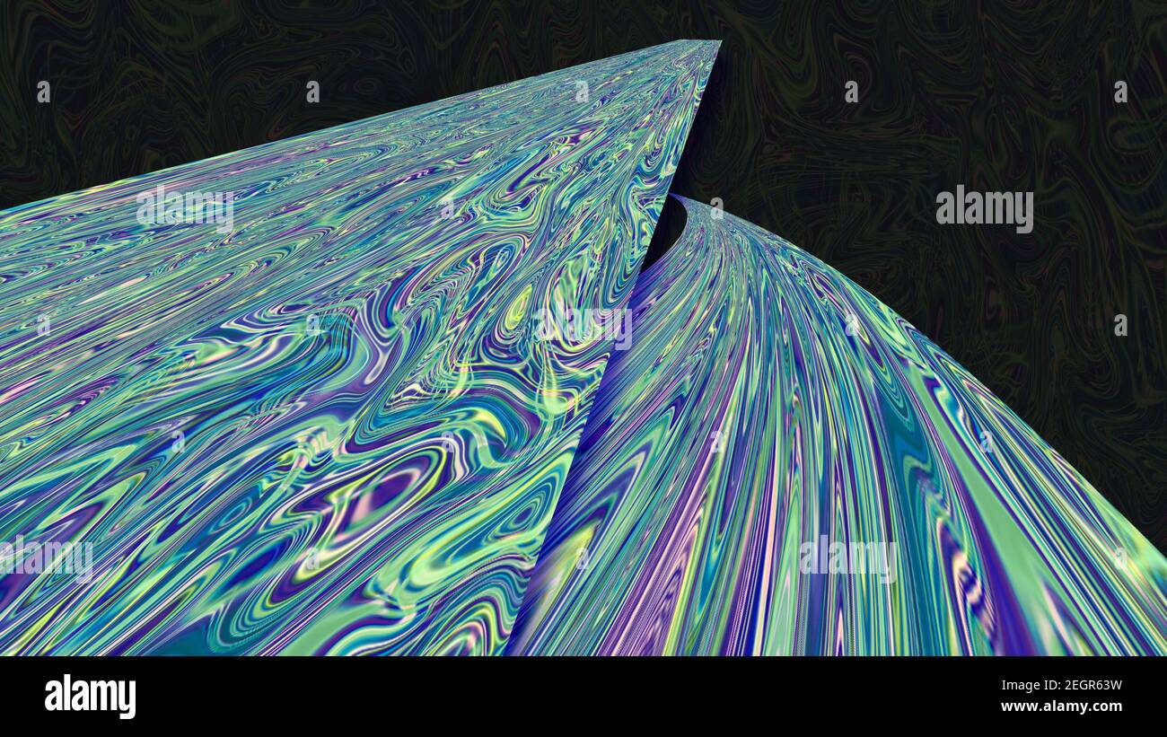 An abstract wavy psychedelic background image Stock Photo - Alamy