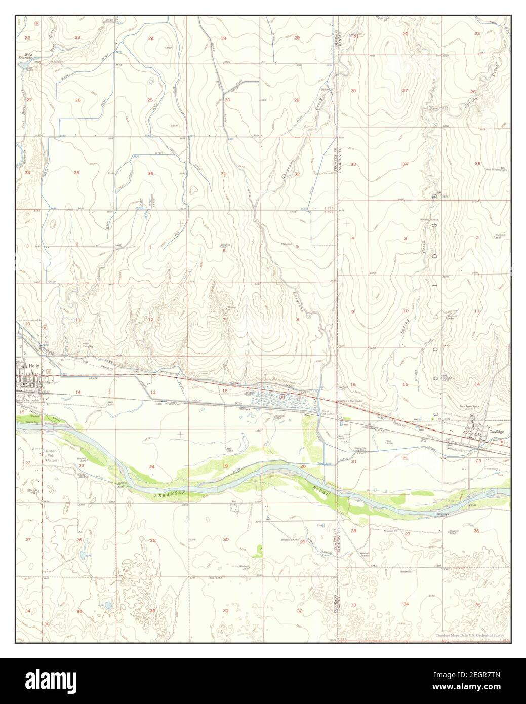 Holly East, Colorado, map 1953, 1:24000, United States of America by ...