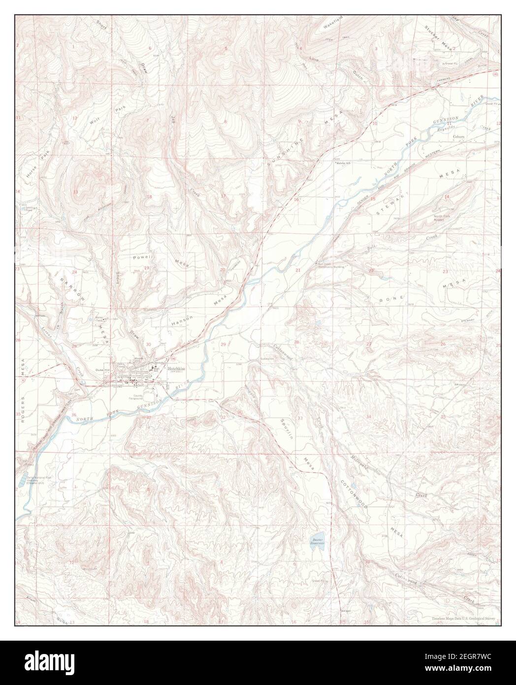 Hotchkiss, Colorado, map 1965, 1:24000, United States of America by ...