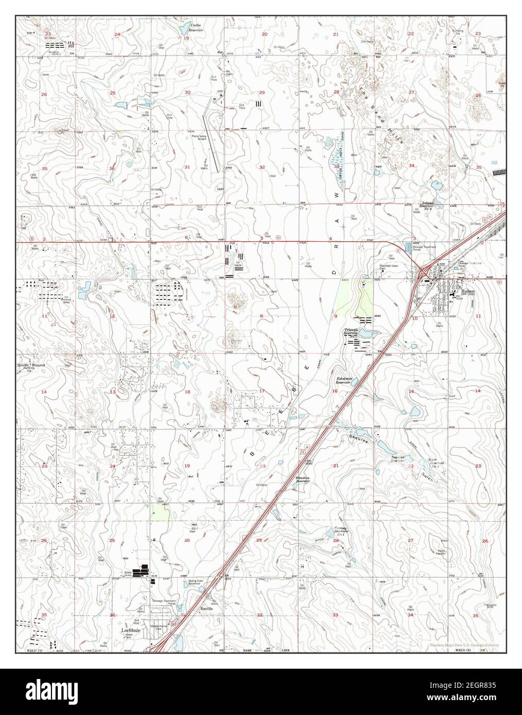 Hudson, Colorado, map 1949, 1:24000, United States of America by ...