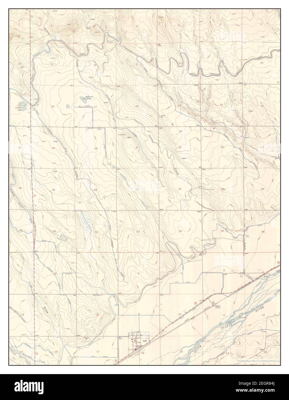 Iliff, Colorado, map 1951, 1:24000, United States of America by ...