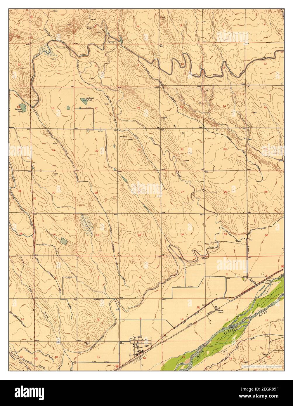 Iliff, Colorado, map 1951, 1:24000, United States of America by ...