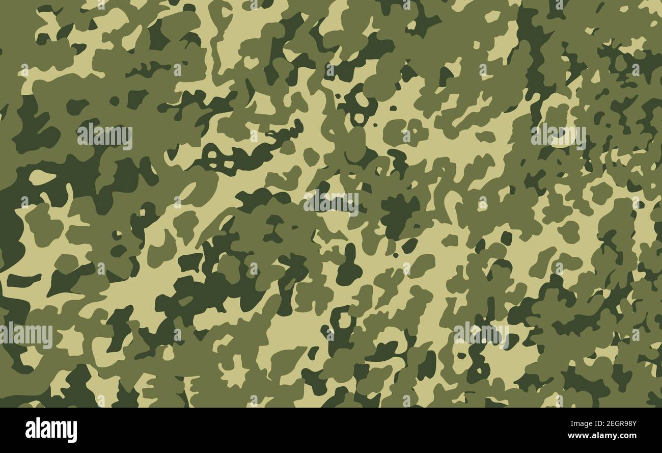 Military camouflage texture khaki print background - Vector ...
