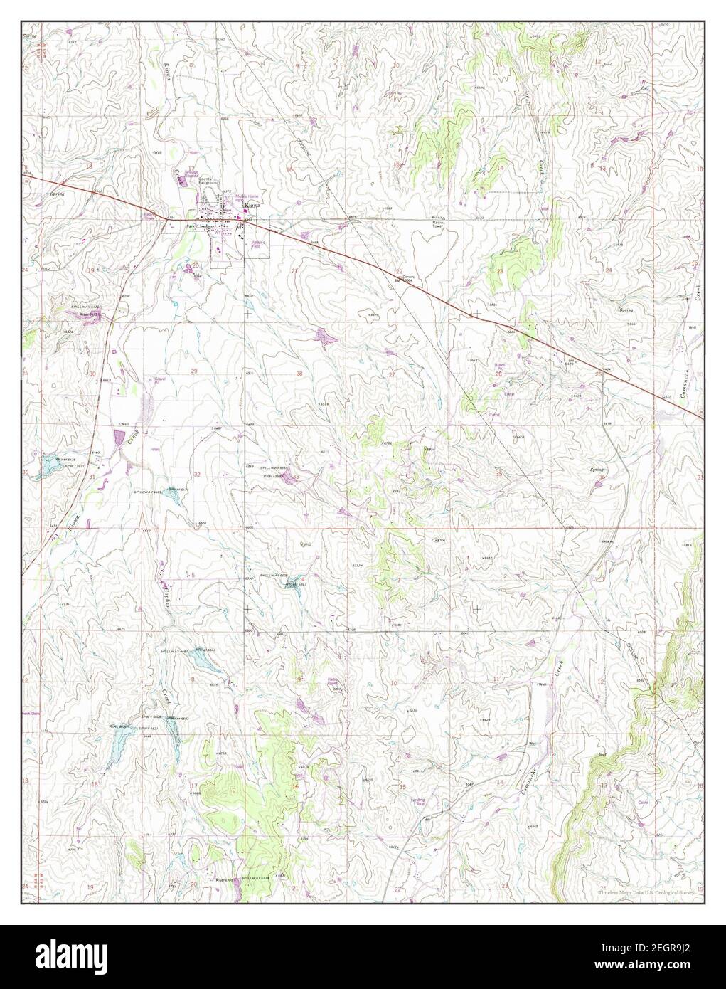 Map of kiowa hi-res stock photography and images - Alamy