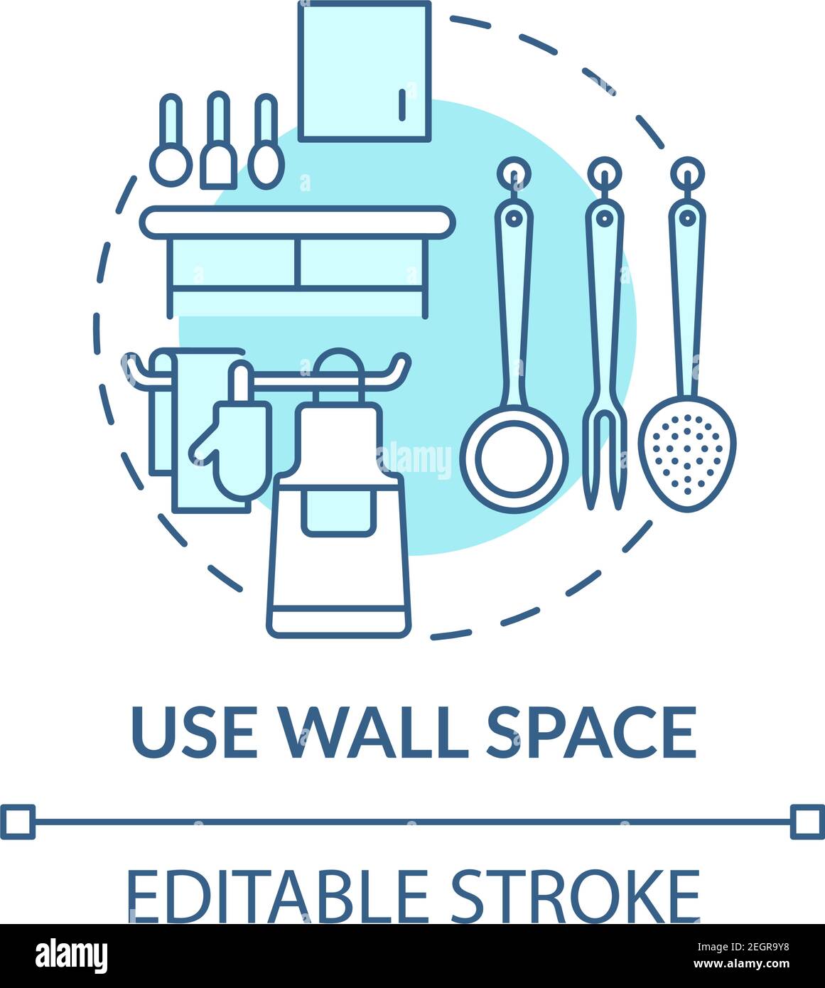Using wall space concept icon Stock Vector Image & Art - Alamy