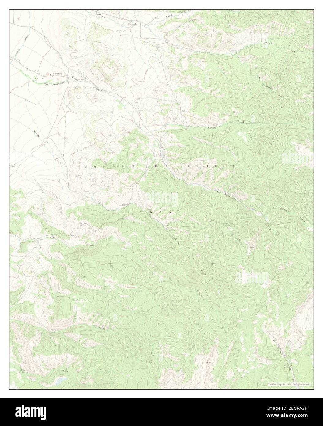 La Valley, Colorado, map 1967, 1:24000, United States of America by ...