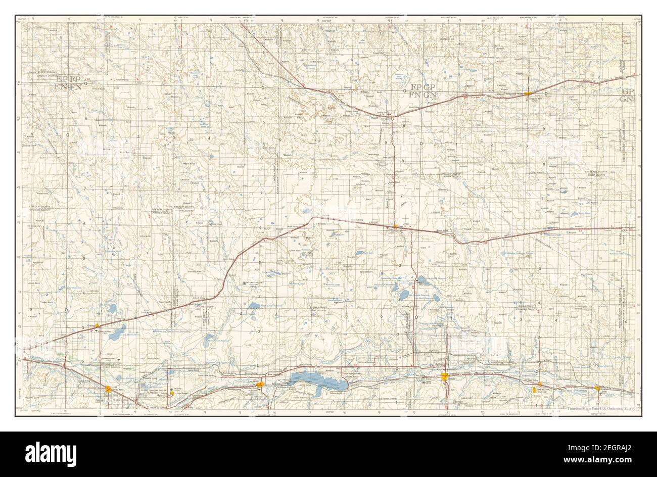 Lamar, Colorado, map 1958, 1:250000, United States of America by ...