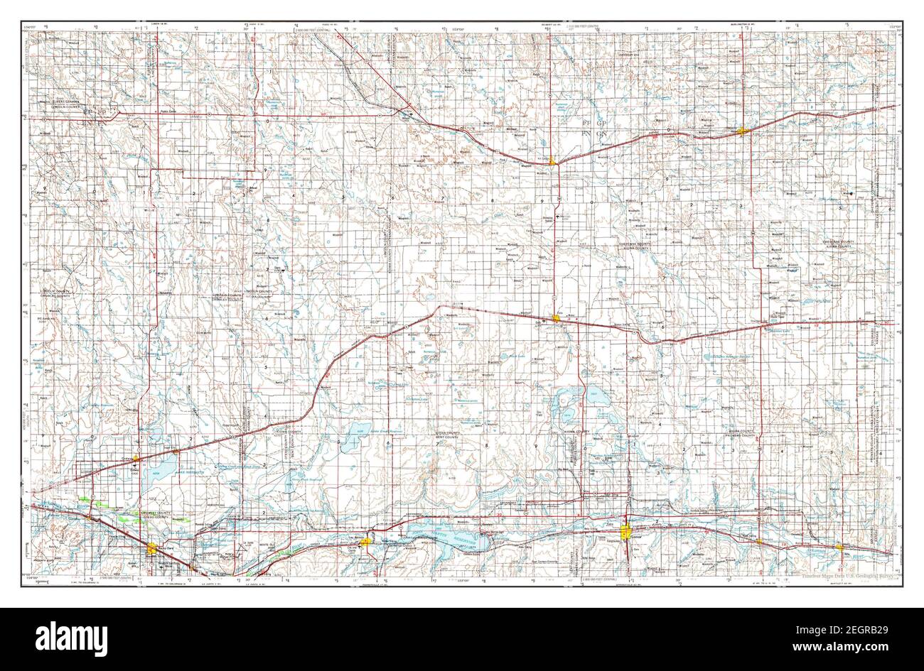 Lamar, Colorado, map 1954, 1:250000, United States of America by ...