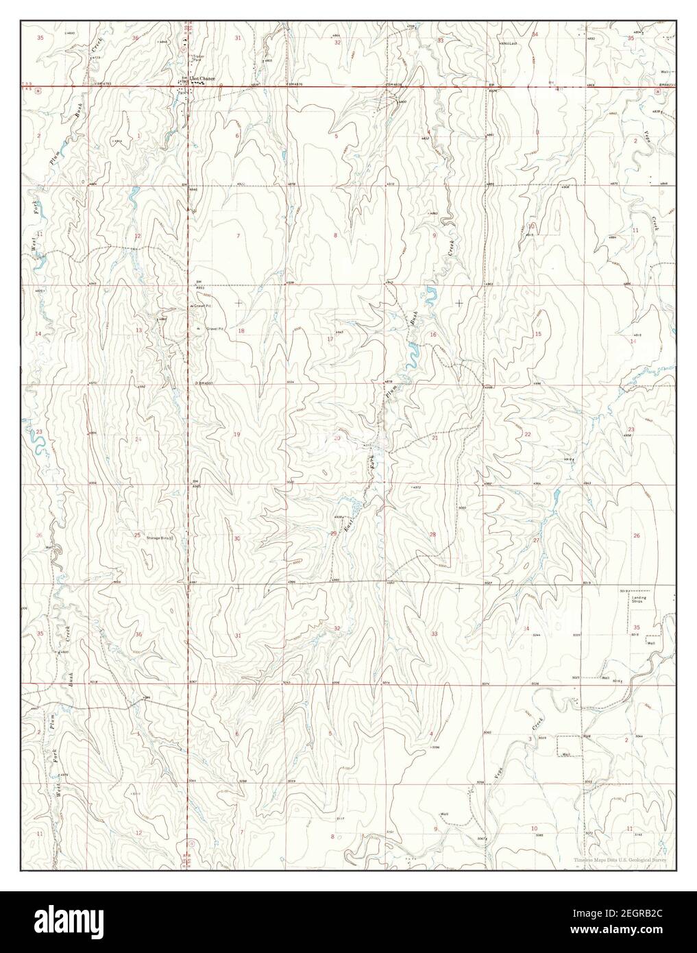 Last Chance, Colorado, map 1973, 1:24000, United States of America by ...