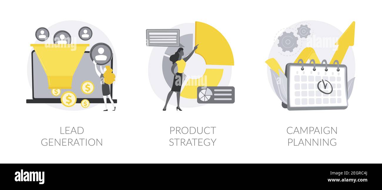 Sales strategy abstract concept vector illustrations Stock Vector Image ...