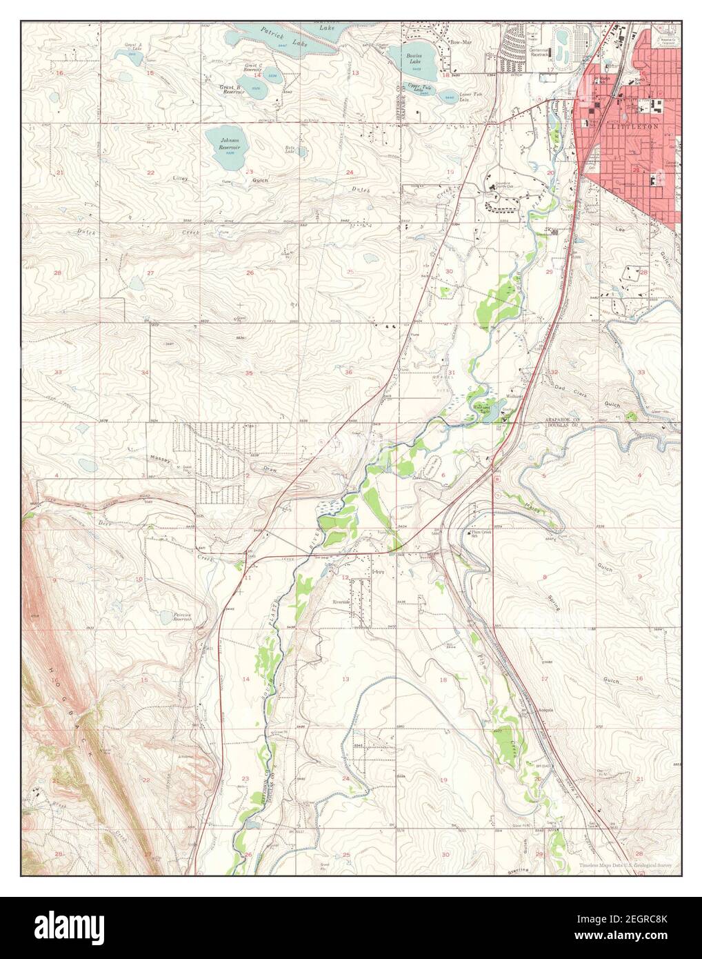 Antique map of littleton hi-res stock photography and images - Alamy