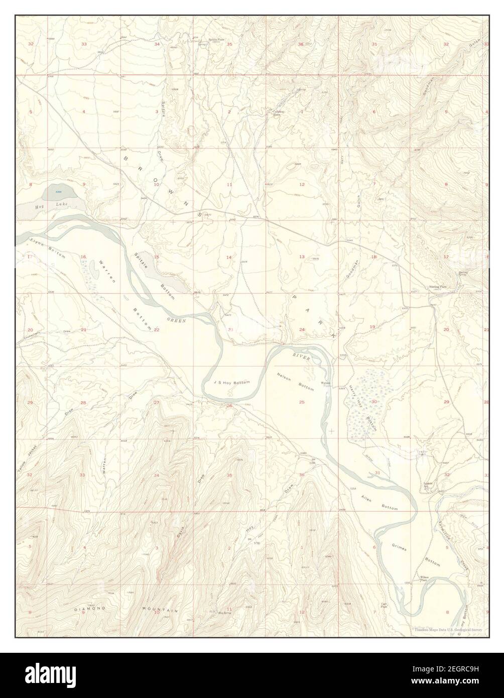 Lodore School, Colorado, map 1954, 1:24000, United States of America by ...