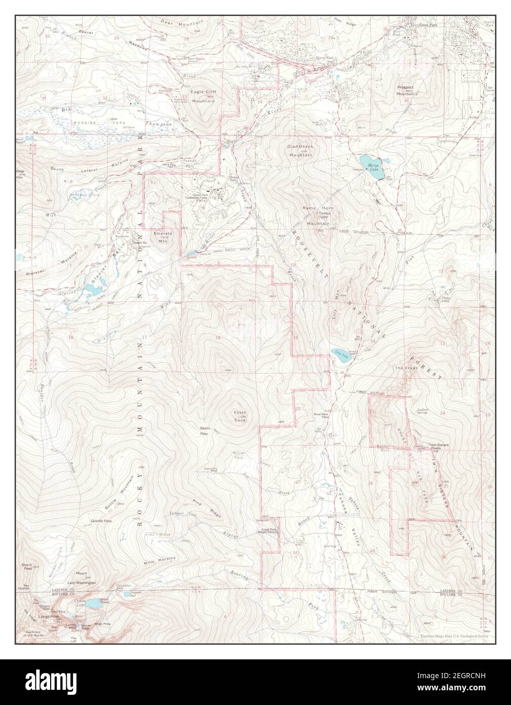 Longs peak Cut Out Stock Images & Pictures - Alamy