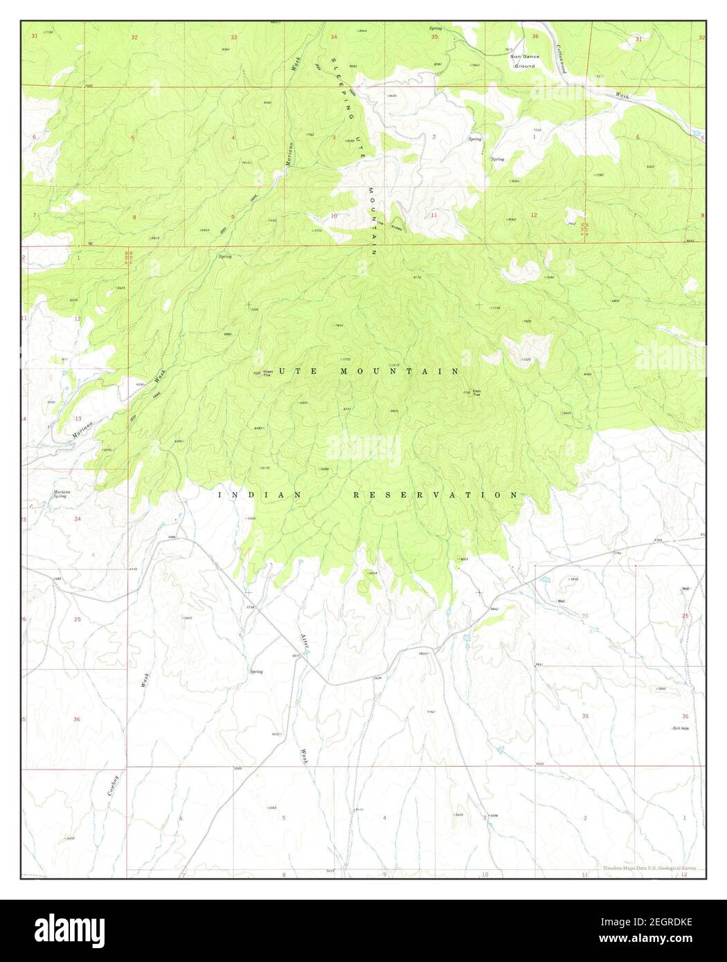 Mariano Wash East, Colorado, map 1979, 1:24000, United States of ...