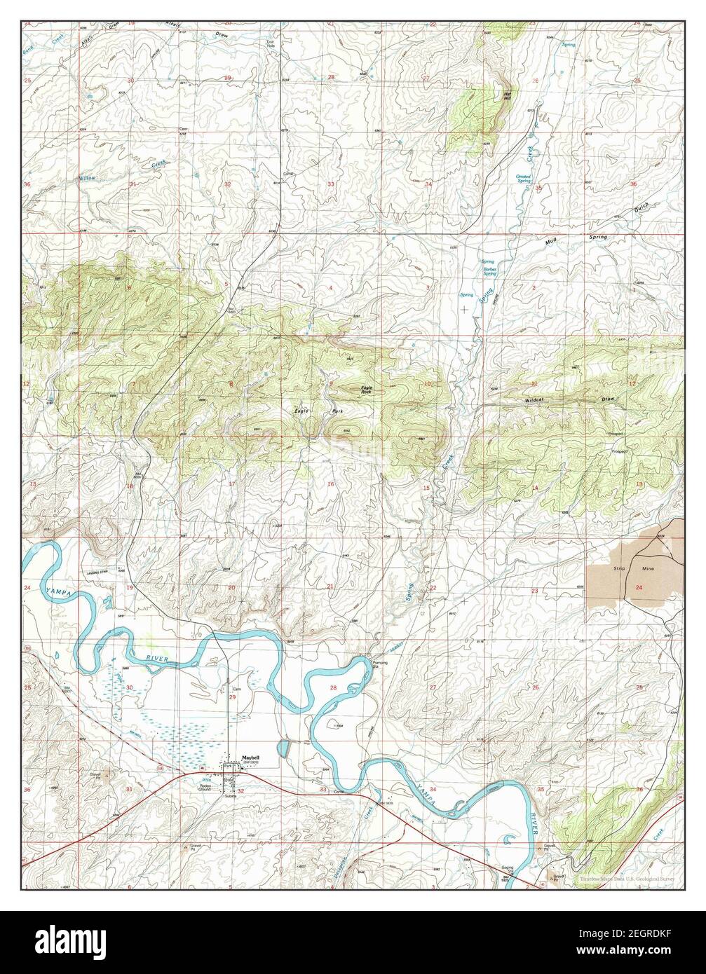 Maybell, Colorado, map 1986, 1:24000, United States of America by ...