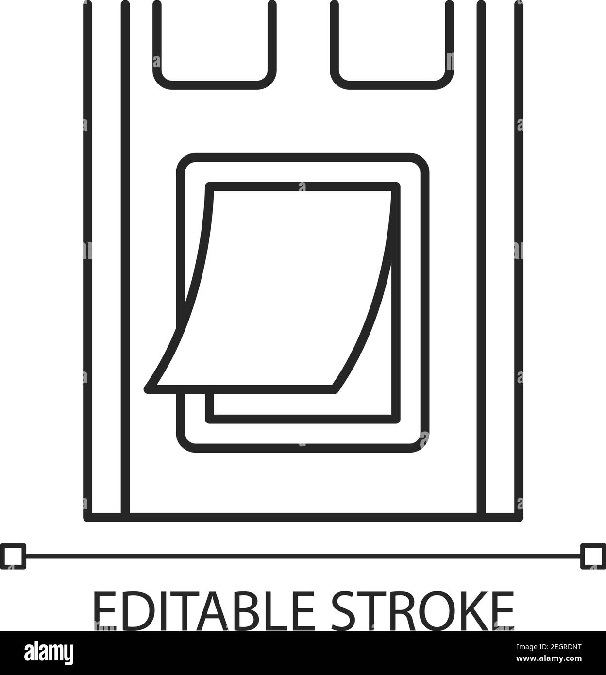 Pet doors linear icon Stock Vector Image & Art - Alamy