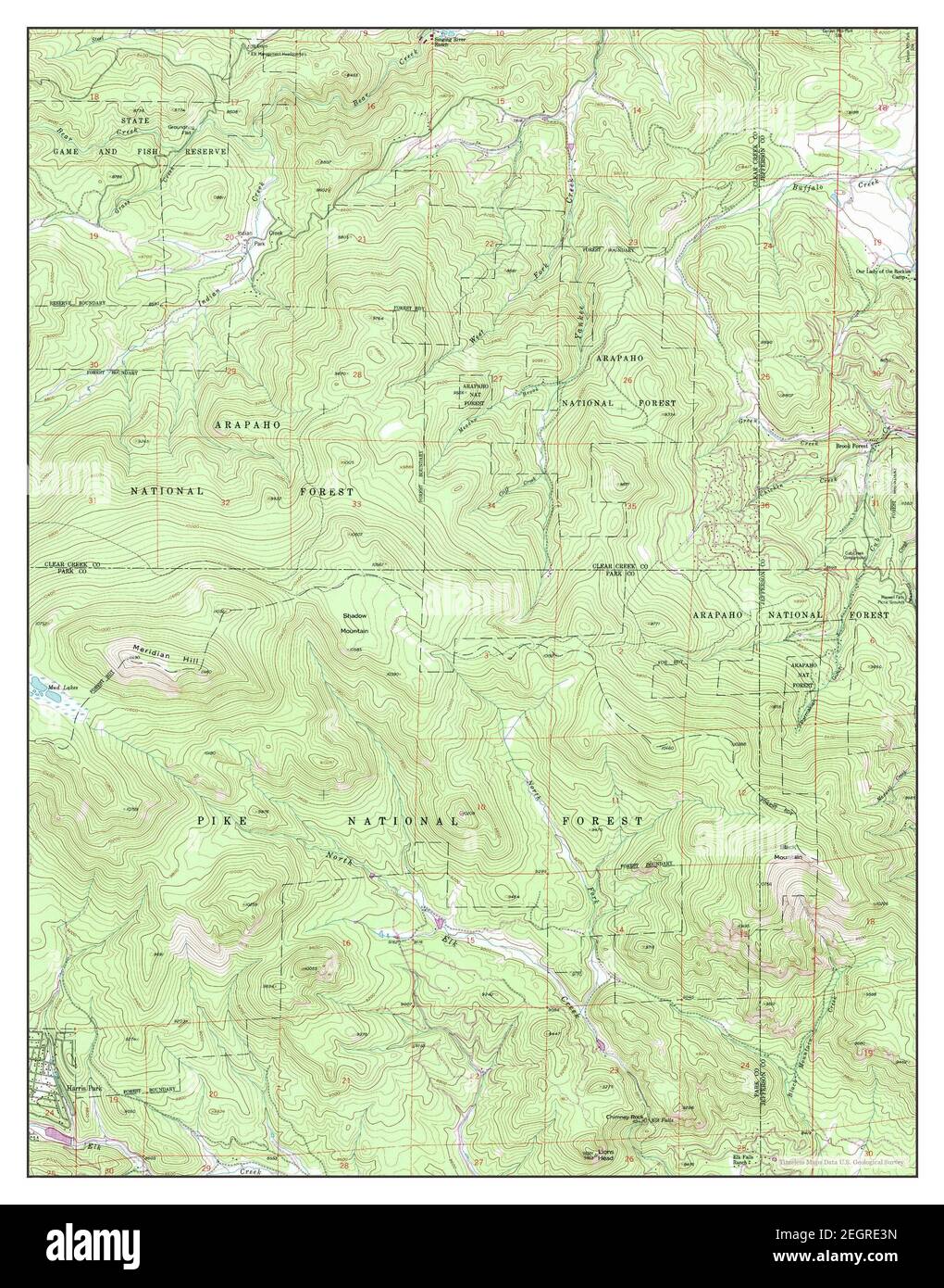 Meridian Hill, Colorado, map 1957, 1:24000, United States of America by ...