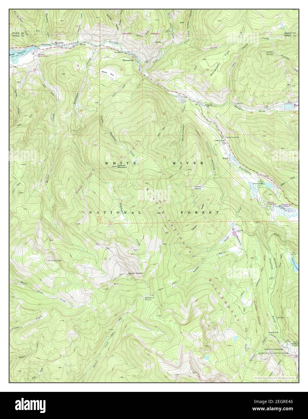 Meredith, Colorado, map 1970, 1:24000, United States of America by ...
