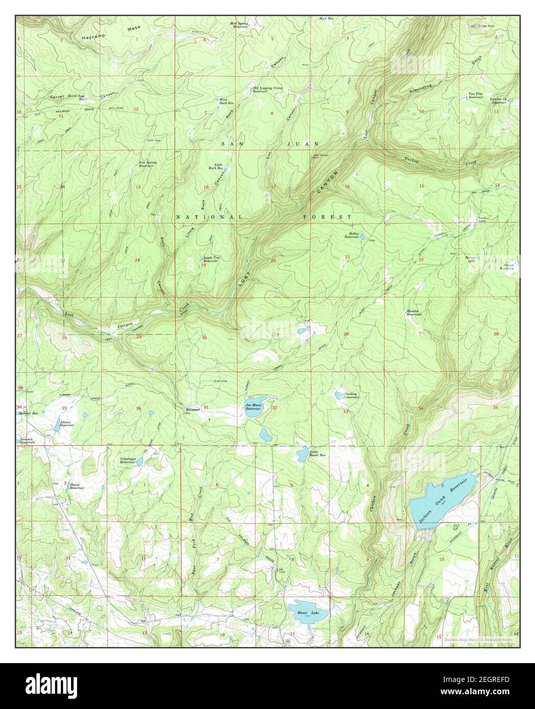 Millwood, Colorado, map 1965, 1:24000, United States of America by ...