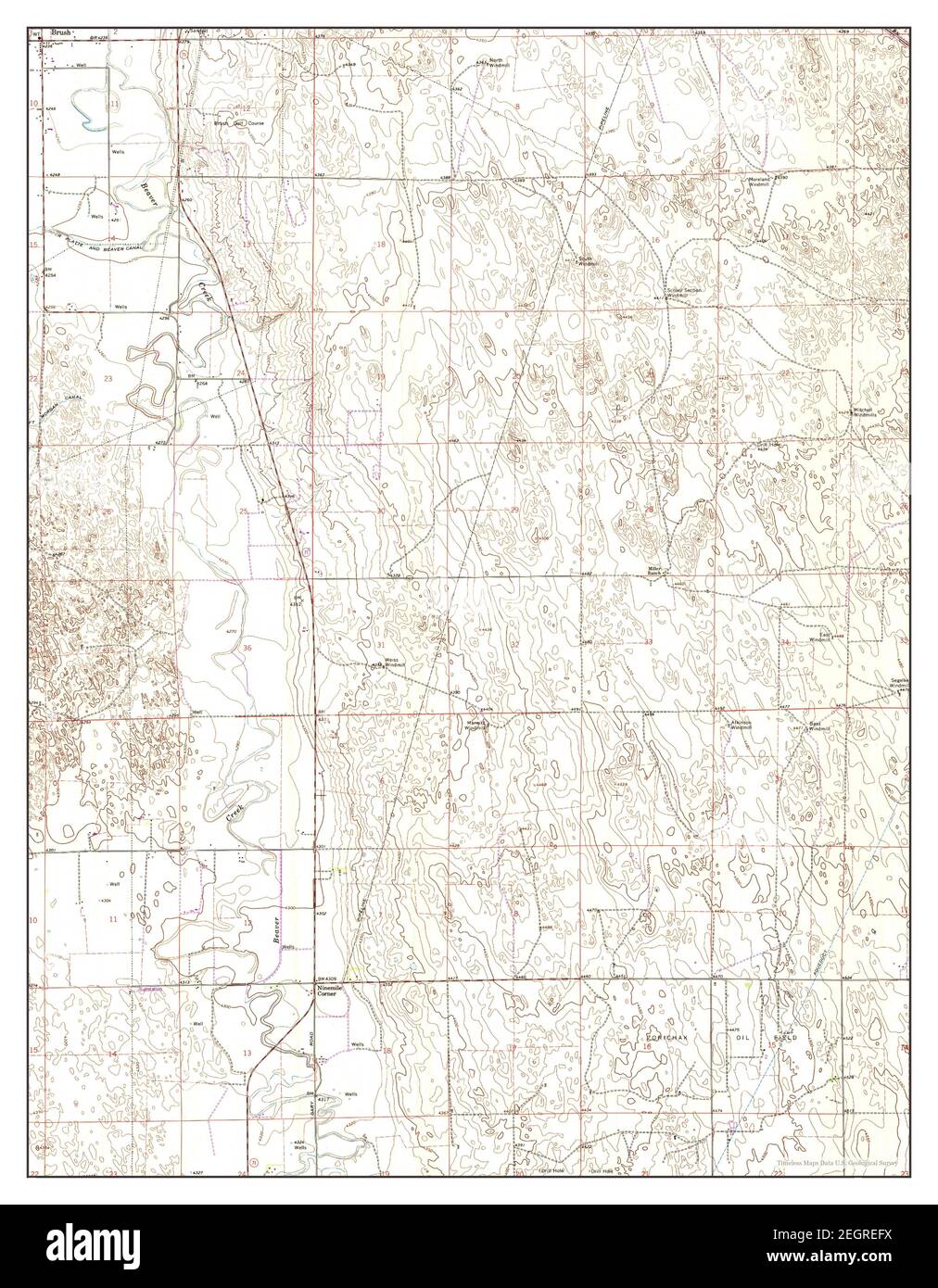 Miller Ranch, Colorado, map 1965, 1:24000, United States of America by ...