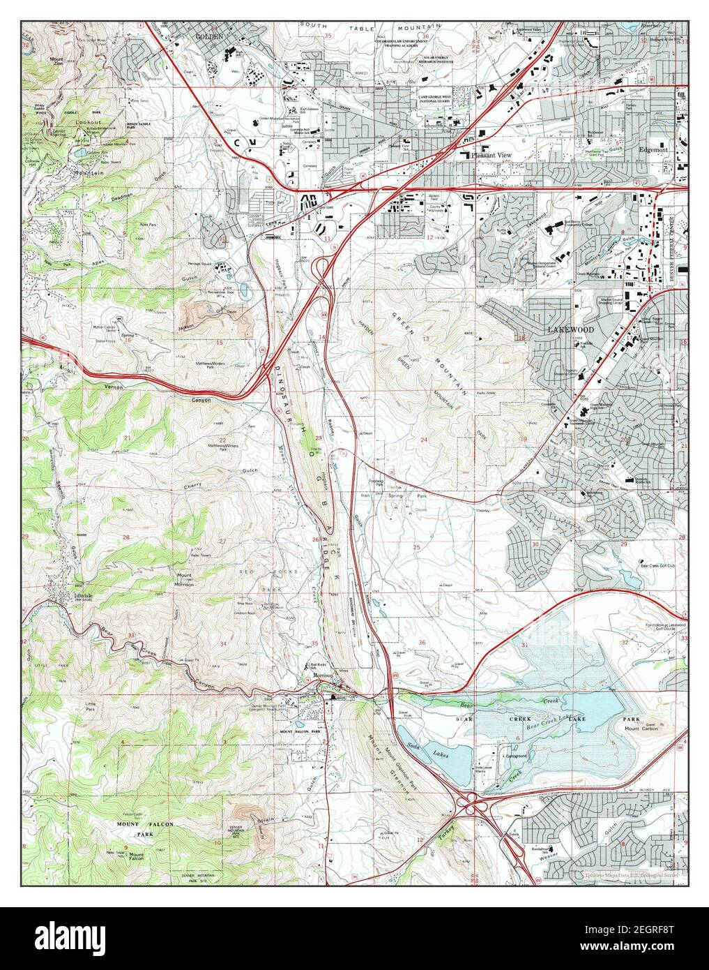 Morrison, Colorado, map 1965, 1:24000, United States of America by ...
