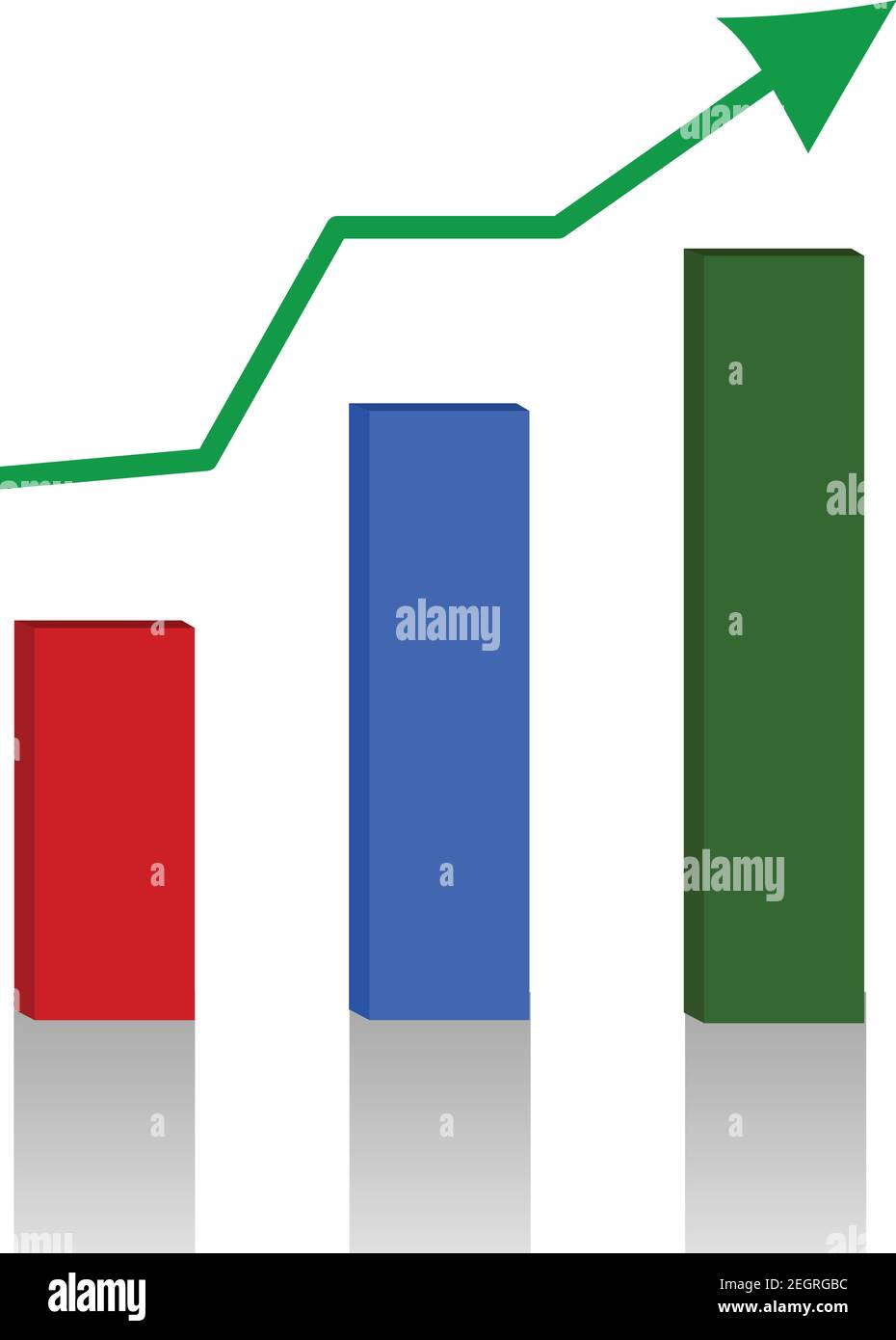 Rising chart Stock Vector Images - Alamy