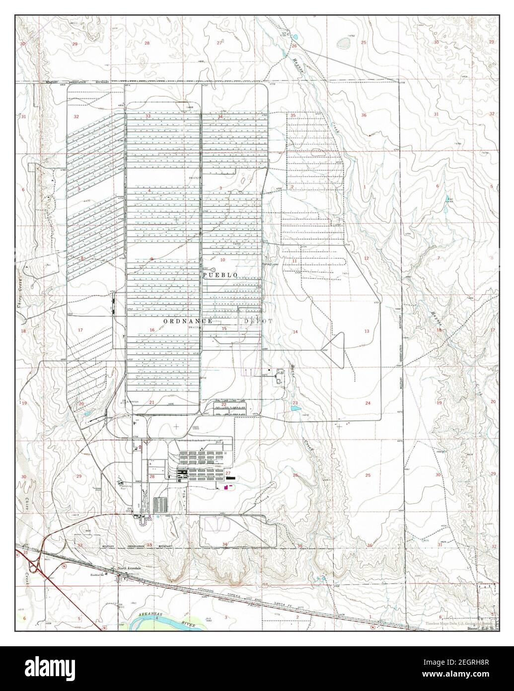 North Avondale, Colorado, map 1960, 1:24000, United States of America ...