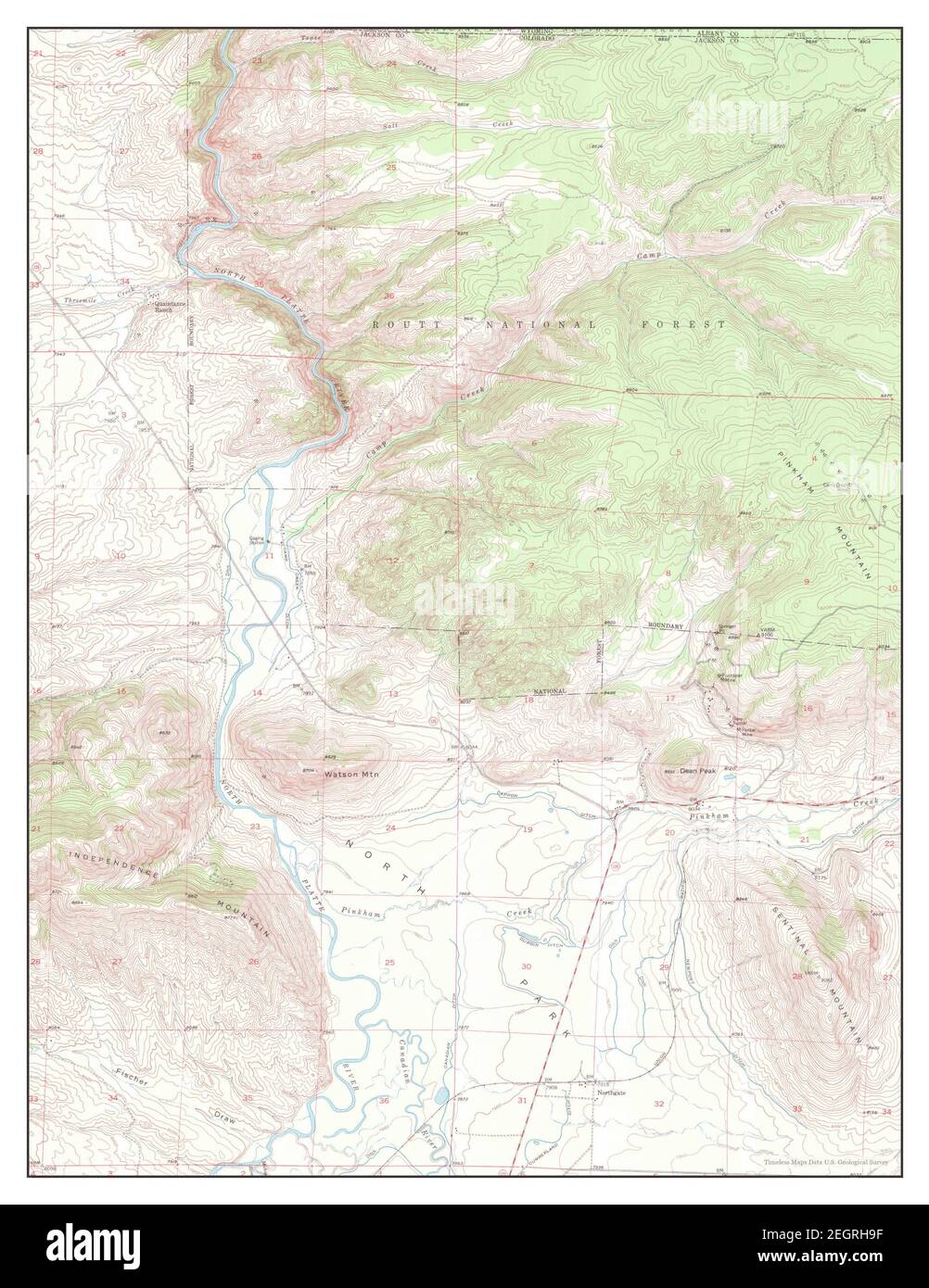 Northgate, Colorado, map 1950, 1:24000, United States of America by ...