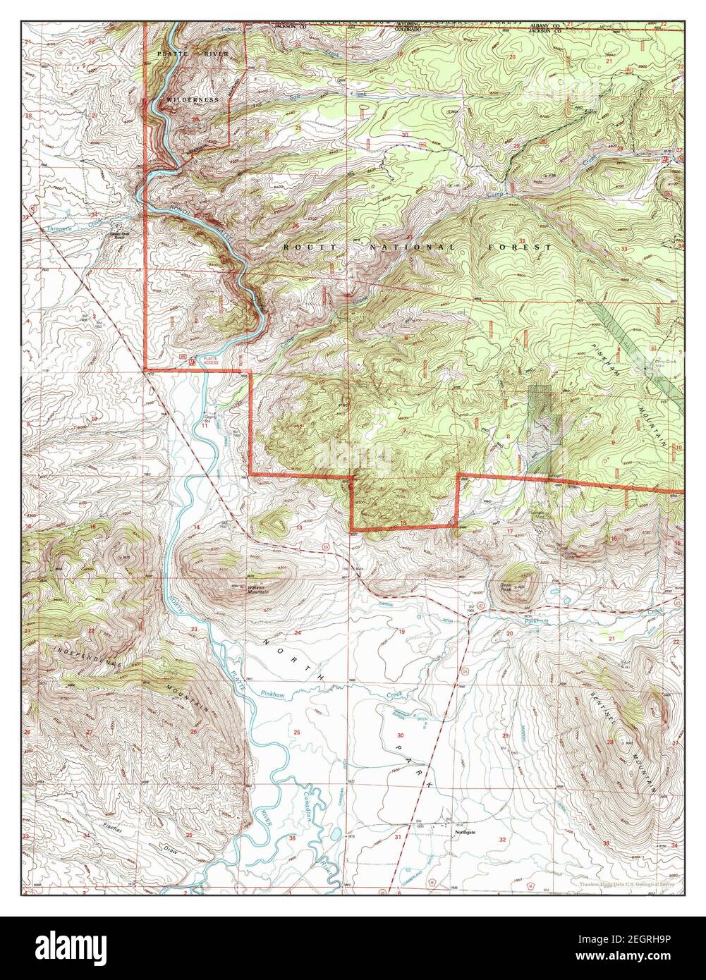 Northgate, Colorado, map 2000, 1:24000, United States of America by ...