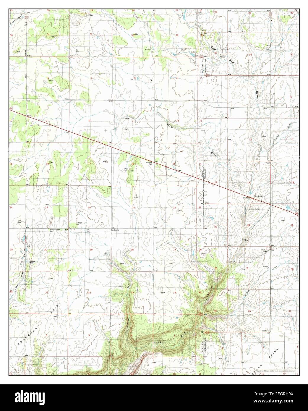 Northdale, Colorado, map 1985, 1:24000, United States of America by ...