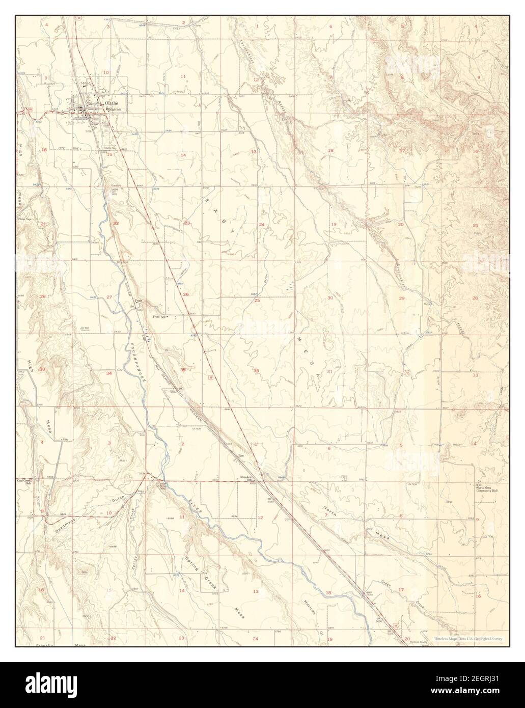 Olathe map hi-res stock photography and images - Alamy