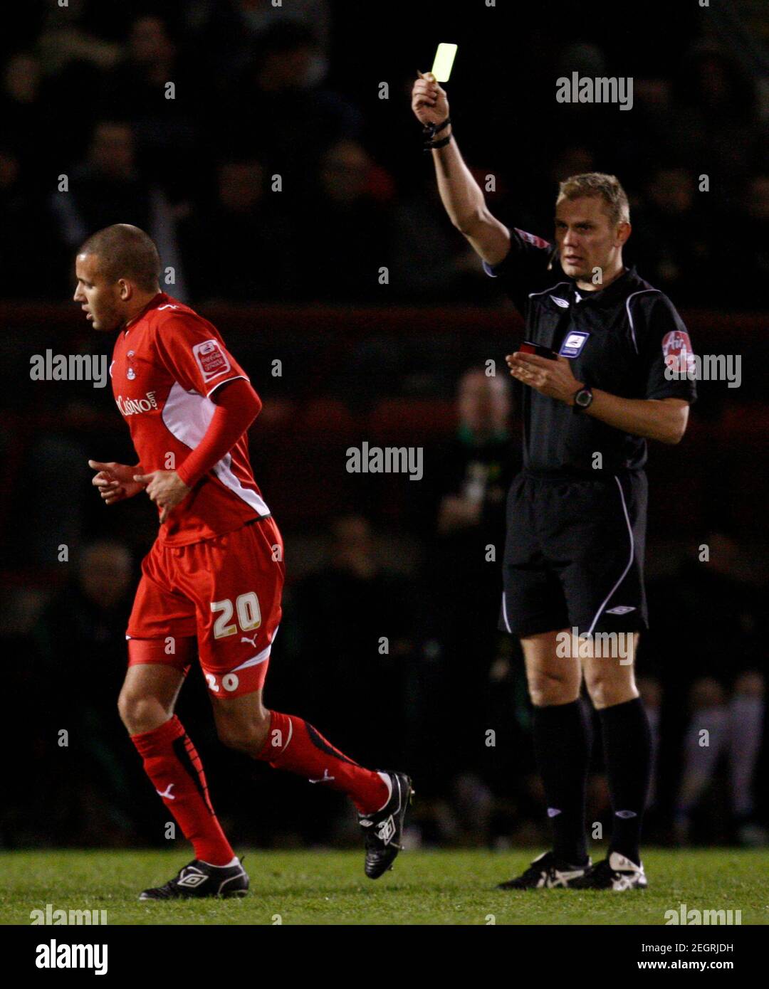 Referee graham scott shows him High Resolution Stock Photography and ...